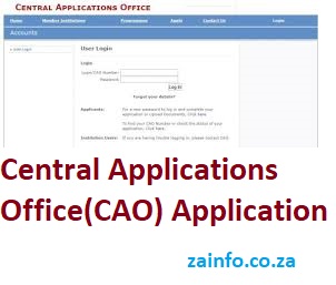 CAO International Application 2023-2024 | Apply Online - Top ...