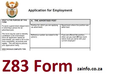 Z83 Form 2023-2024 | PDF Download, Print & Fill Online - Top ...