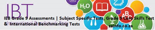 IEB Grade 9 Assessments | Subject Specific Tests, Grade 9 Core Skills ...