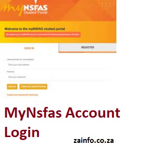 MyNsfas Account Login-www.nsfas.org.za - ZA INFO