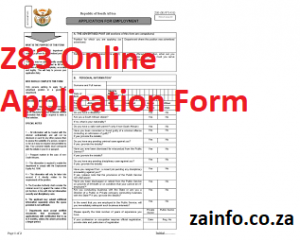 How To Fill Z83 Application Form 2023-2024 - Top Information Portal