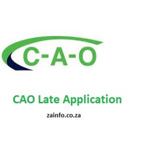 CAO Late Application 2025-2026 | Form, Requirements & Dates - ZA INFO