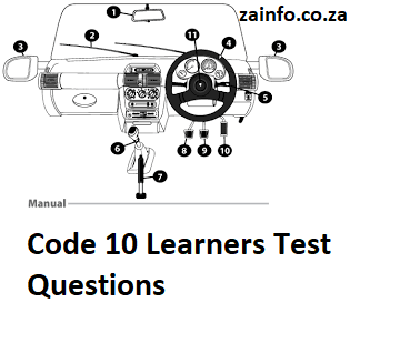 Code 10 Learners Test Questions - Free PDF Download - Top Information ...