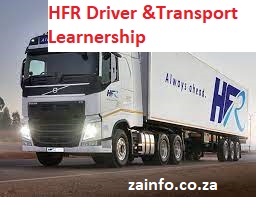 HFR Driver and Transport Learnership 2023-2024 | Form, Requirements ...