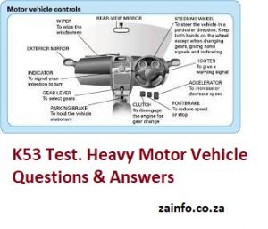 K53 Test. Heavy Motor Vehicle Questions & Answers - PDF Download - Top ...