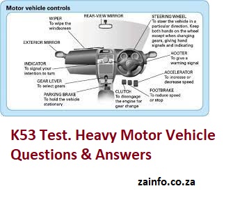 K53 Test. Heavy Motor Vehicle Questions & Answers - PDF Download - Top ...