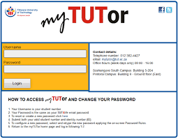 TUT myTuTor Online Portal Login -www.mytutor.tut.ac.za - Top ...