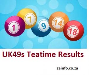 UK49s Teatime Results - Sunday, 15 January 2023 - ZA INFO