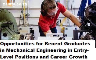 Opportunities for Recent Graduates in Mechanical Engineering in Entry ...