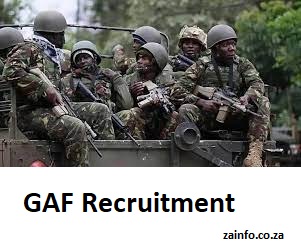 GAF Recruitment 2025-2026 | Application Form, Dates & Requirements - ZA ...