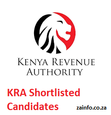 KRA Shortlisted Candidates 2025-2026 | Application Form, Dates ...