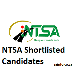 NTSA Shortlisted Candidates 2025-2026 | Application Form, Dates ...