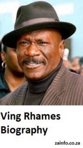 Ving Rhames Biography - Profile, Age, Net Worth & Full Details - ZA INFO