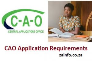 CAO Application Requirements 2024-2026 | Terms & Conditions - ZA INFO